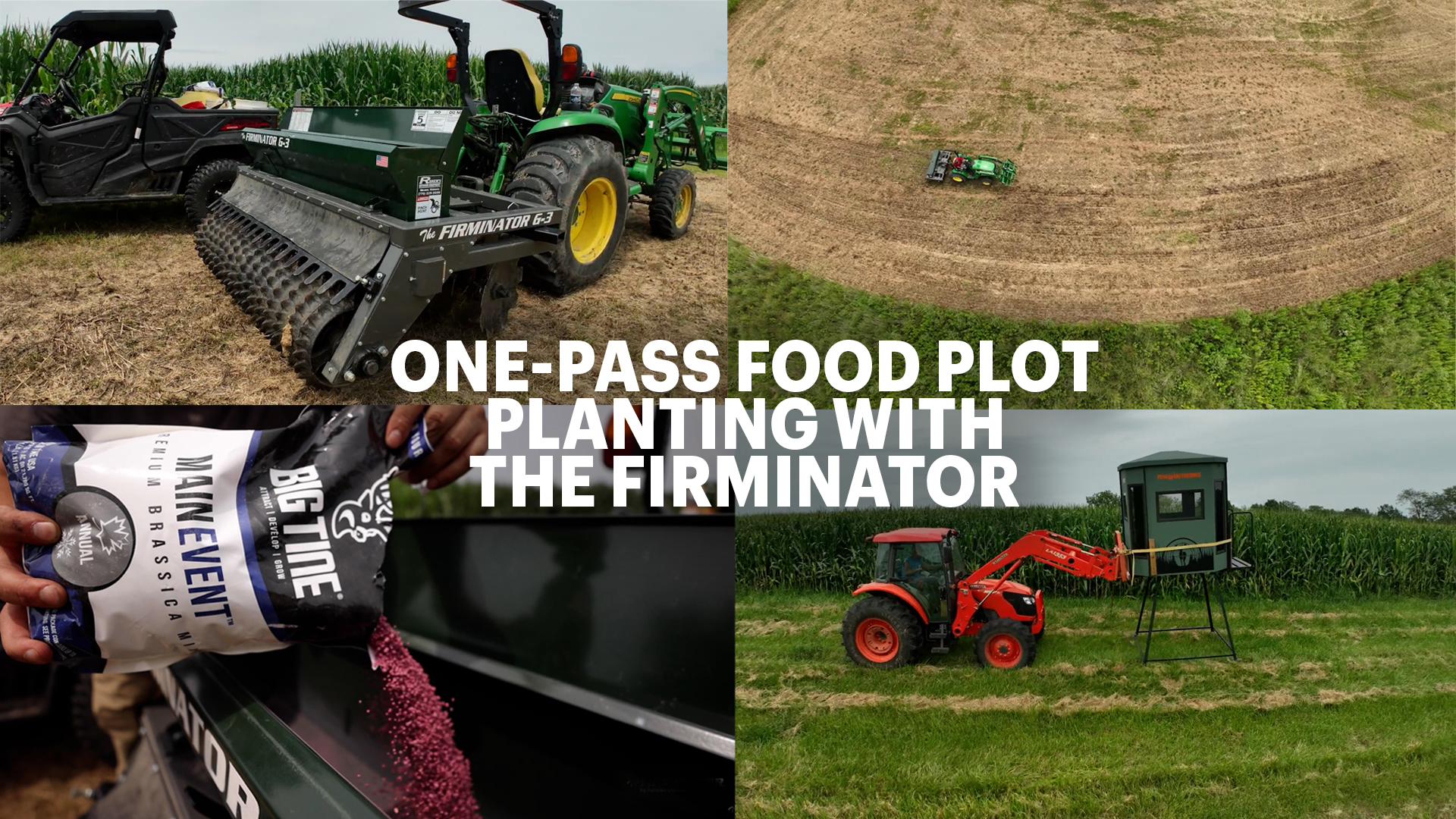 One-Pass Food Plot Planting With the Firminator - The Management Advantage